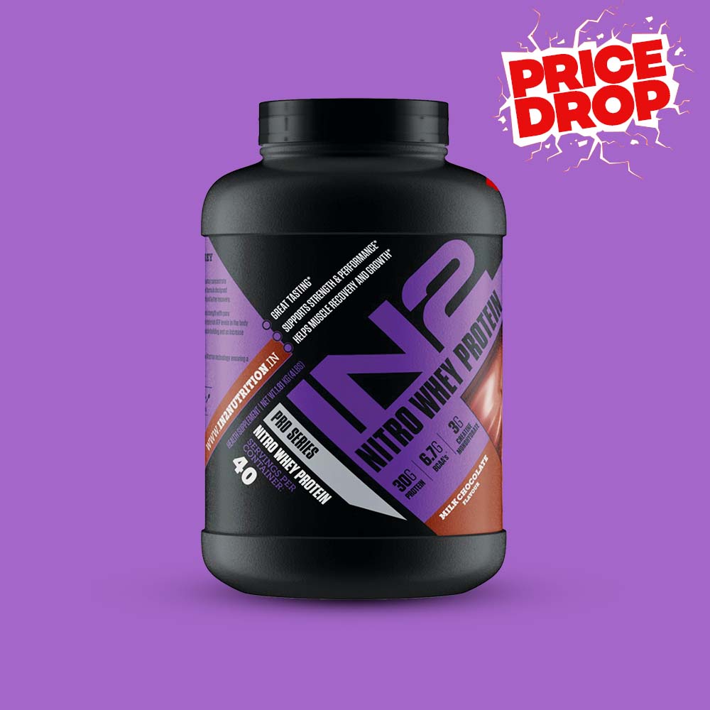 IN2 Nitro Whey Protein|30g Protein, 6g BCAA & 3g Creatine Monohydrate ...