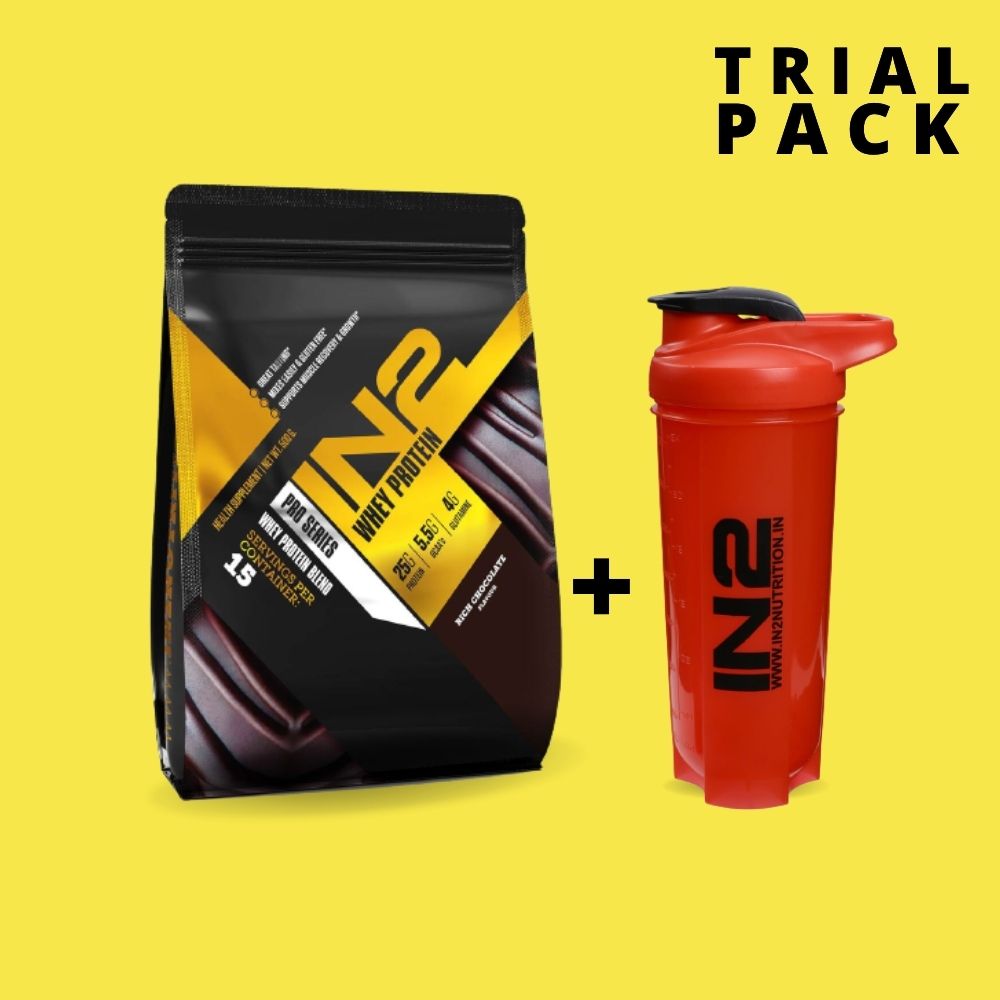 Buy Best Quality Whey Protein 500g @Best Price|FREE Shaker|IN2 – IN2 ...